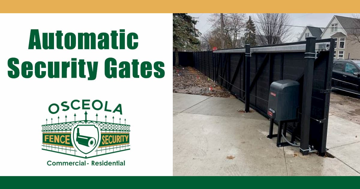 Automatic Security Gate in Chicago - Free Quote - Commercial Gates